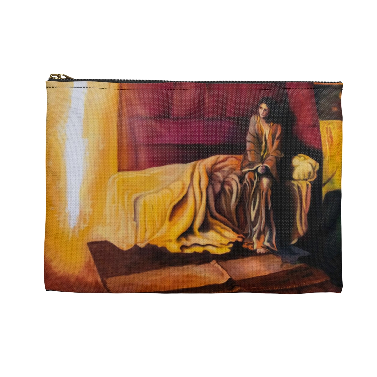 The Annunciation, reproduction - Zippered Pouch - Michelle Pierce Artworks