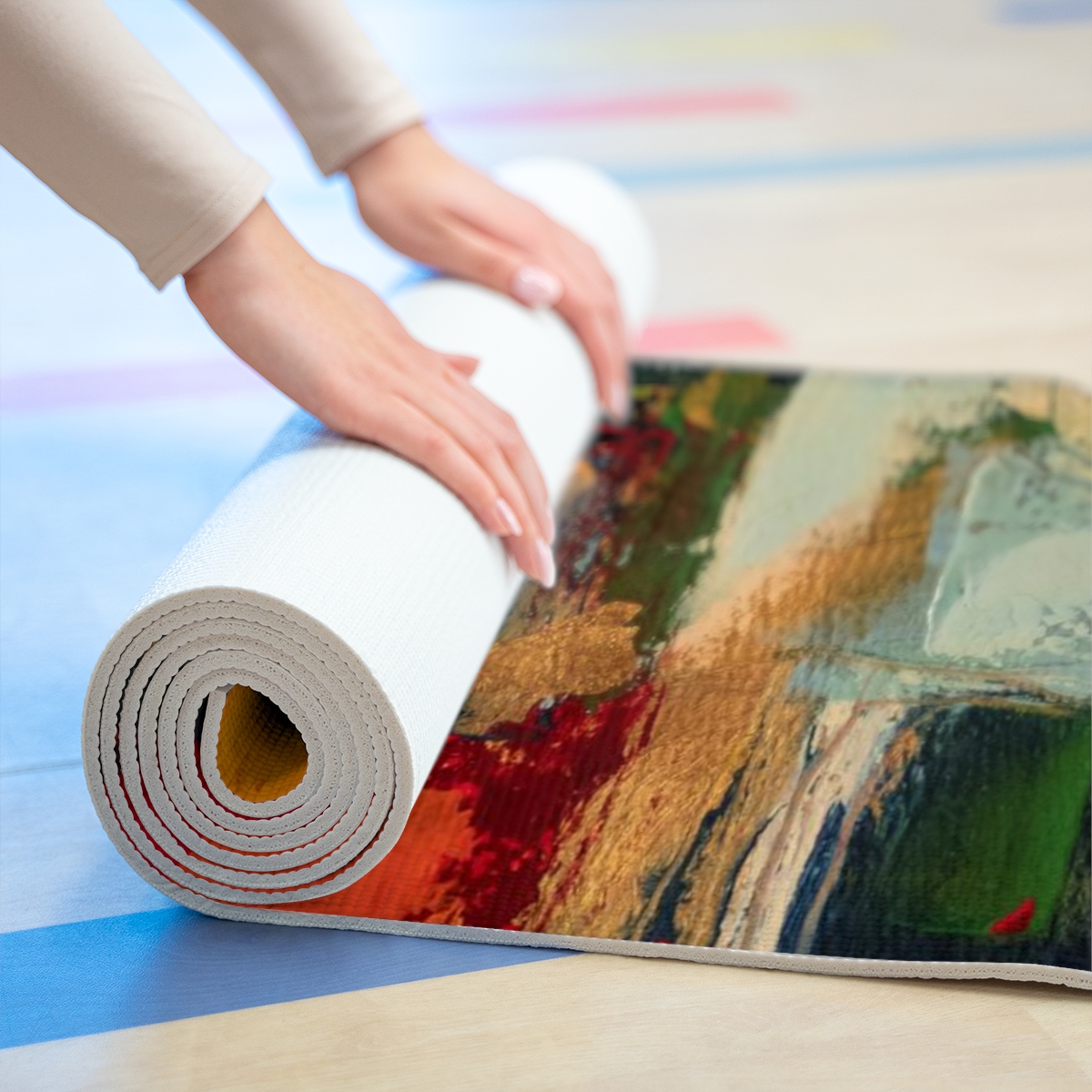 Tangible Strength - Custom Design Lightweight Yoga Mat - Michelle ...