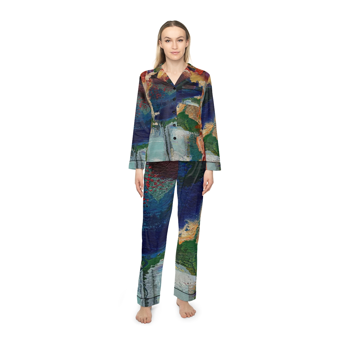 Newfound - Satin Pajamas - Michelle Pierce Artworks